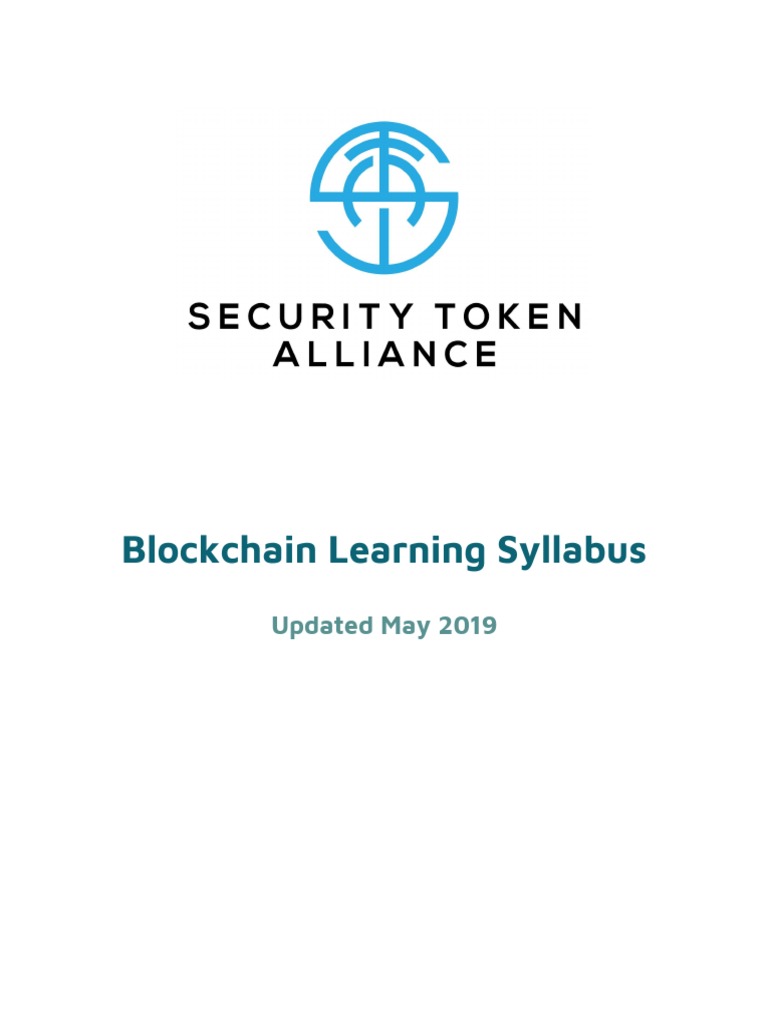 Blockchain Learning Syllabus | PDF | Cryptocurrency | Learning