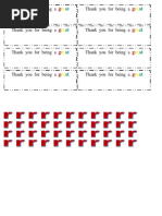 Recitation Chips Printable | PDF