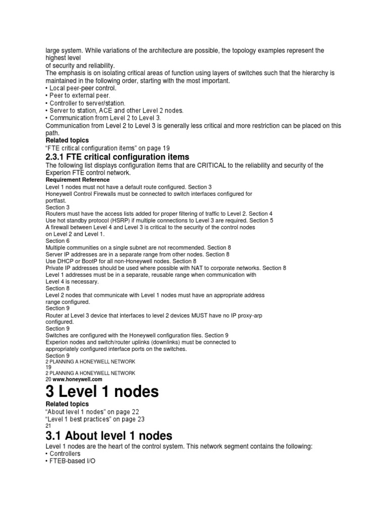 3.1 About Level 1 Nodes | PDF | Firewall (Computing) | Computer Network