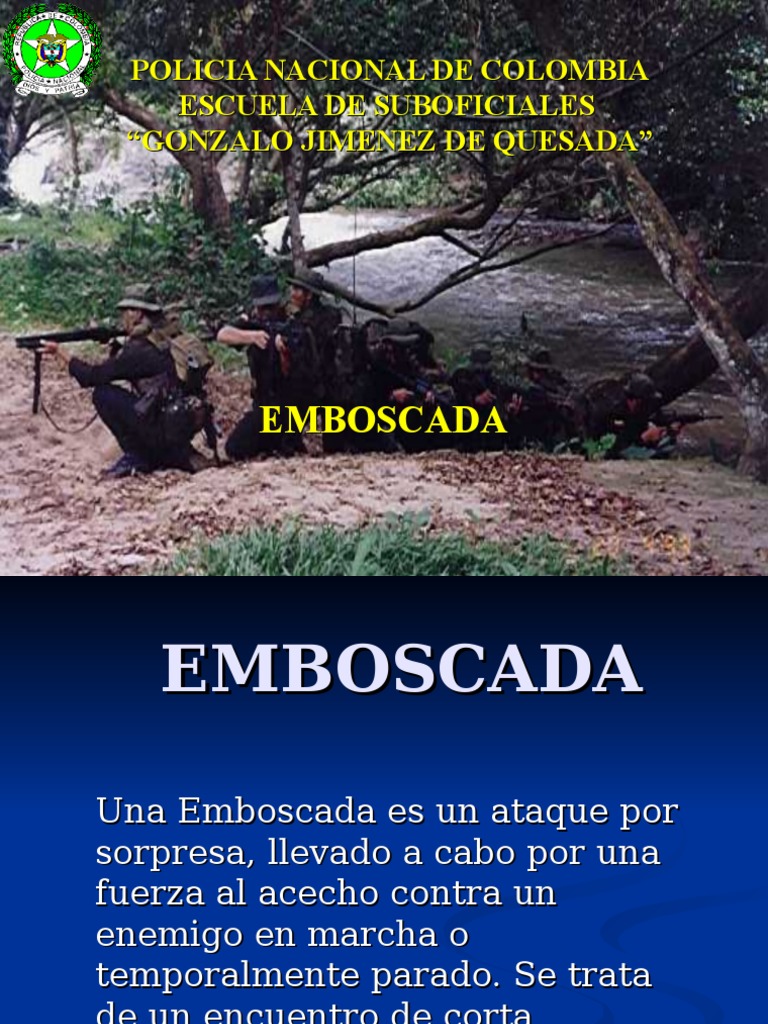 Definición y Tipos de Emboscadas | PDF | Reconocimiento | Conflictos ...