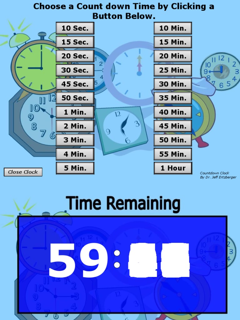 Countdown Timer | PDF | Clock | Copyright Law