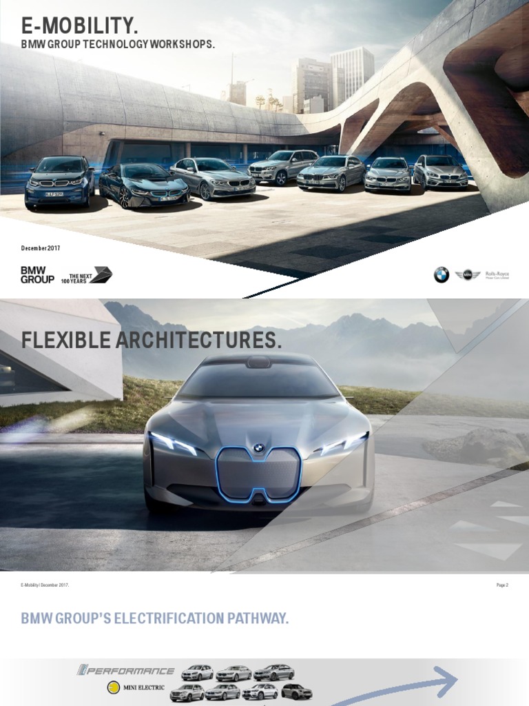 BMW's E-Mobility Strategy 2025 Overview | PDF | Electric Vehicle | Plug ...