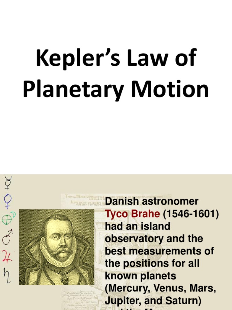 Keplers Law of Planetary Motion | PDF | Apsis | Orbit