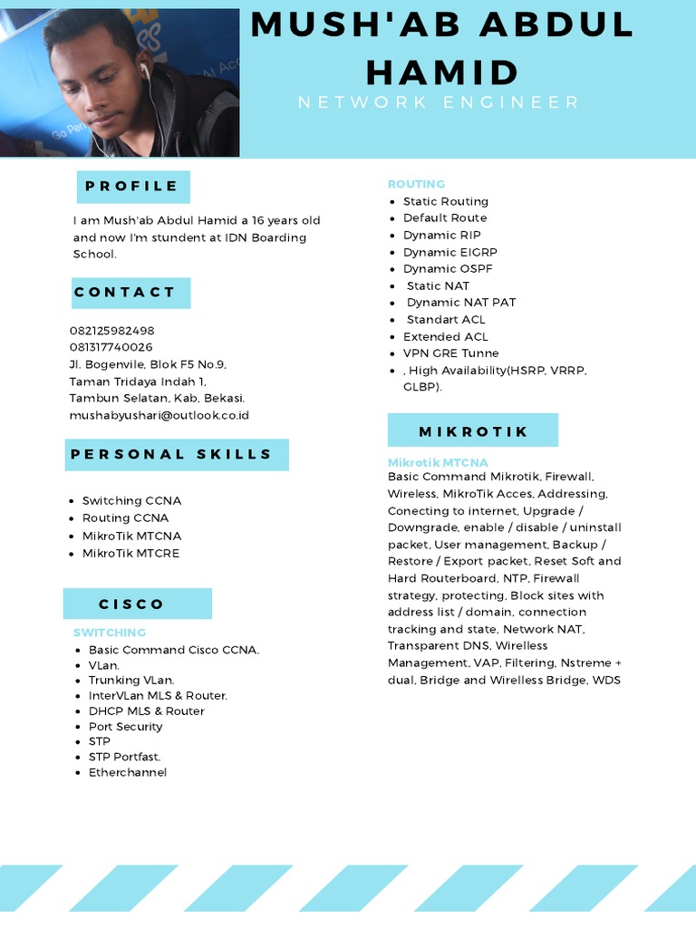 Network Engineer: Profile | PDF | Cisco Certifications | Cisco Systems