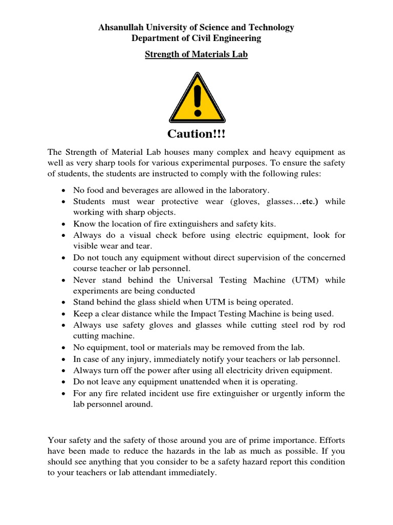 Caution!!!: Ahsanullah University of Science and Technology Department ...