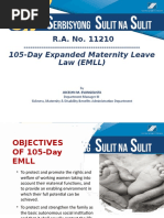 Ra No. 11210 | PDF | Parental Leave | Childbirth