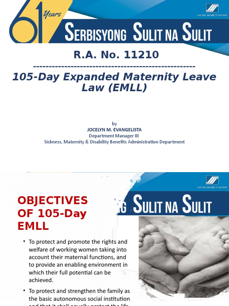 Expanded Maternity Leave Law | PDF | Parental Leave | Childbirth