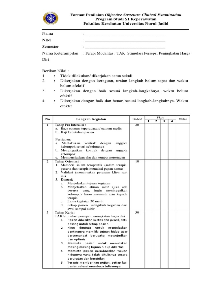 Sop Terapi Modalitas | PDF