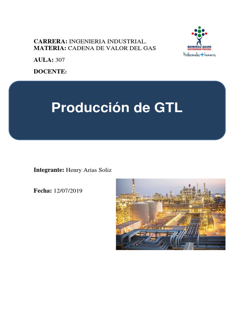 Final Obtencion de GLT 1 | PDF | Gases | Sustancias químicas