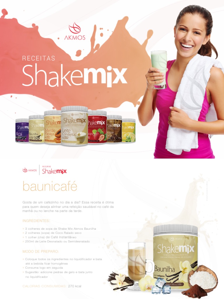 Receitas Saudaveis Shakes | PDF | Chocolate | Sorvete