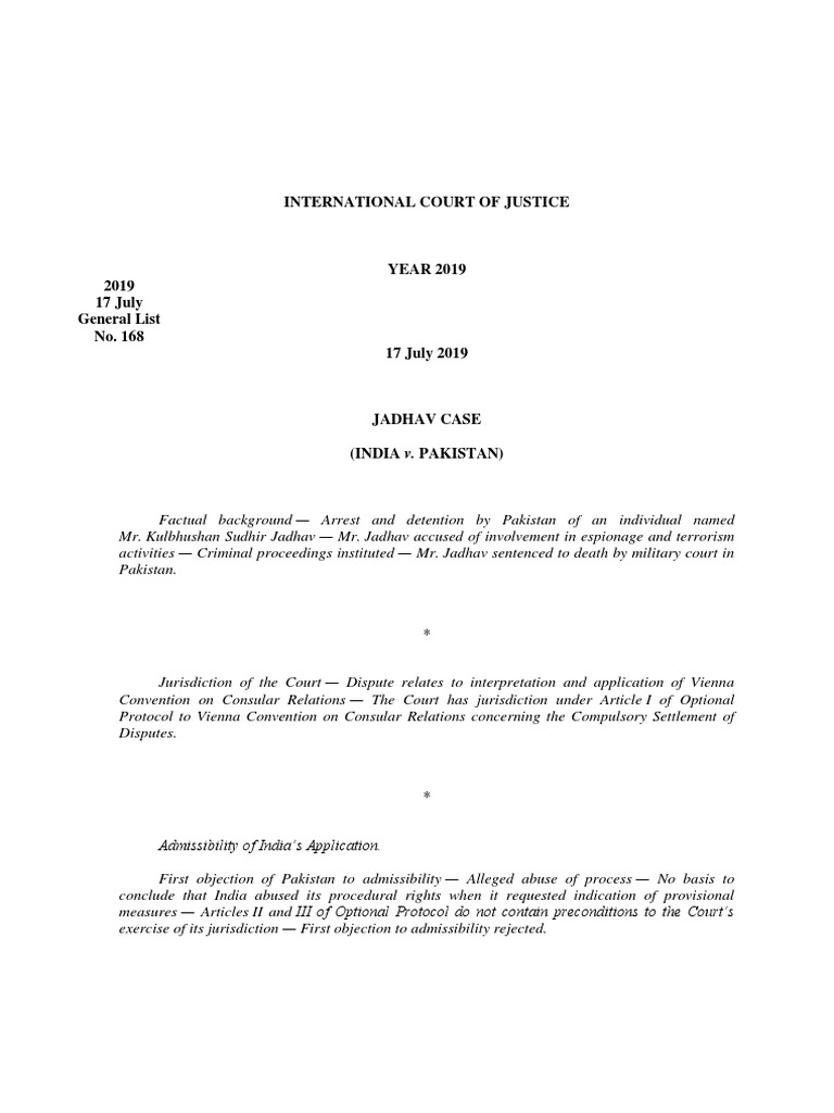 ICJ Ruling | PDF | Treaty | Judgment (Law)
