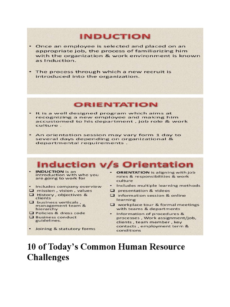 10 of Today's Common Human Resource Challenges | PDF | Human Resource ...