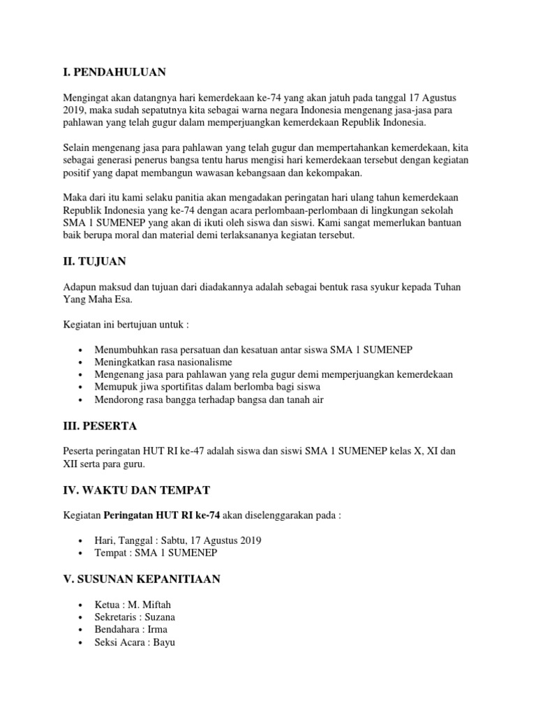 Proposal PHBN | PDF | Perjalanan