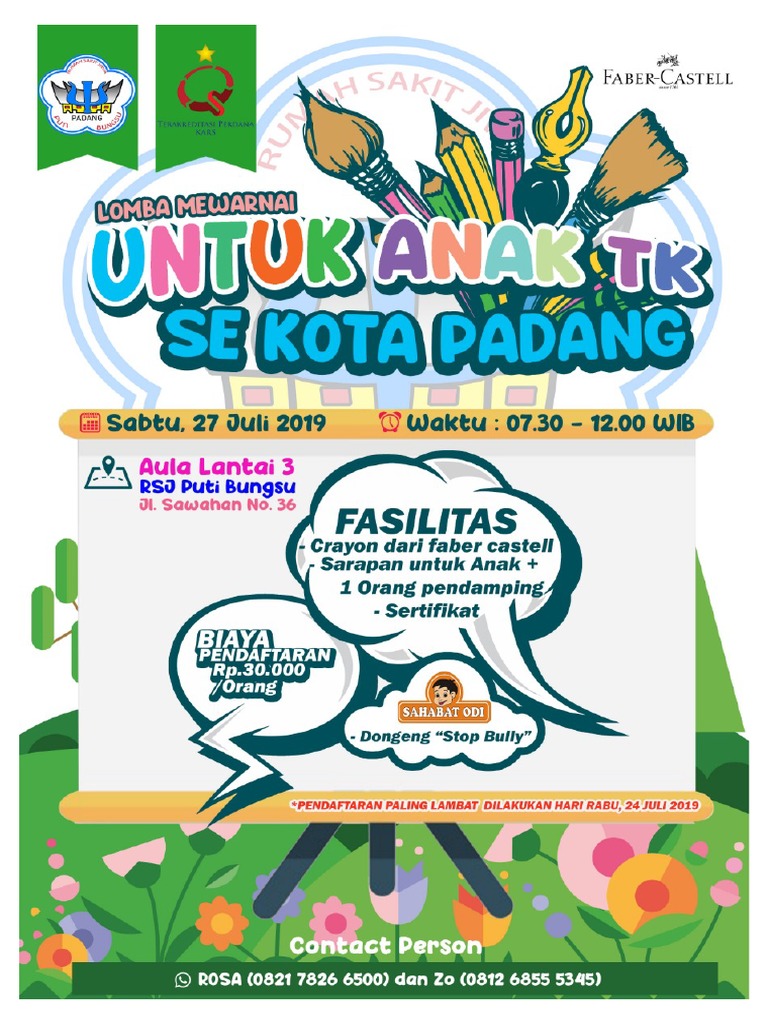 Brosur Lomba Mewarnai Anak TK | PDF