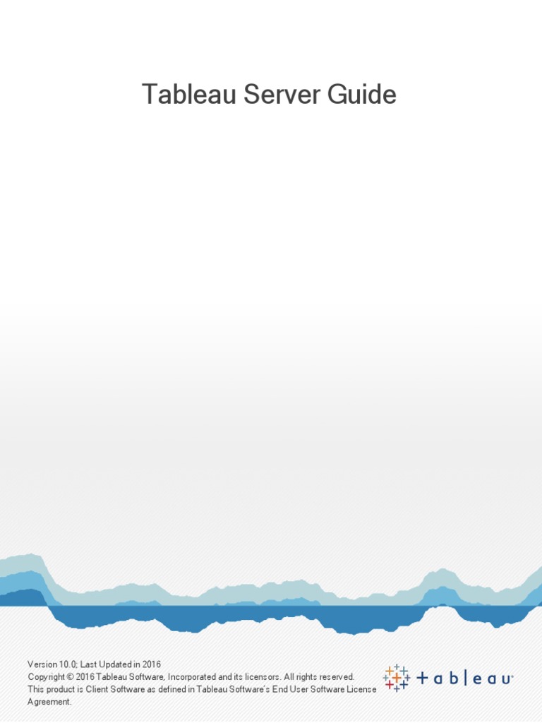Tableau Server 10.0 PDF | PDF | Websites | Active Directory