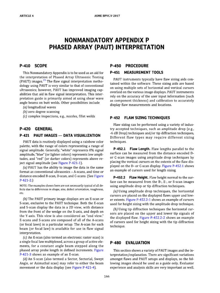 PAUT Interpretation | PDF