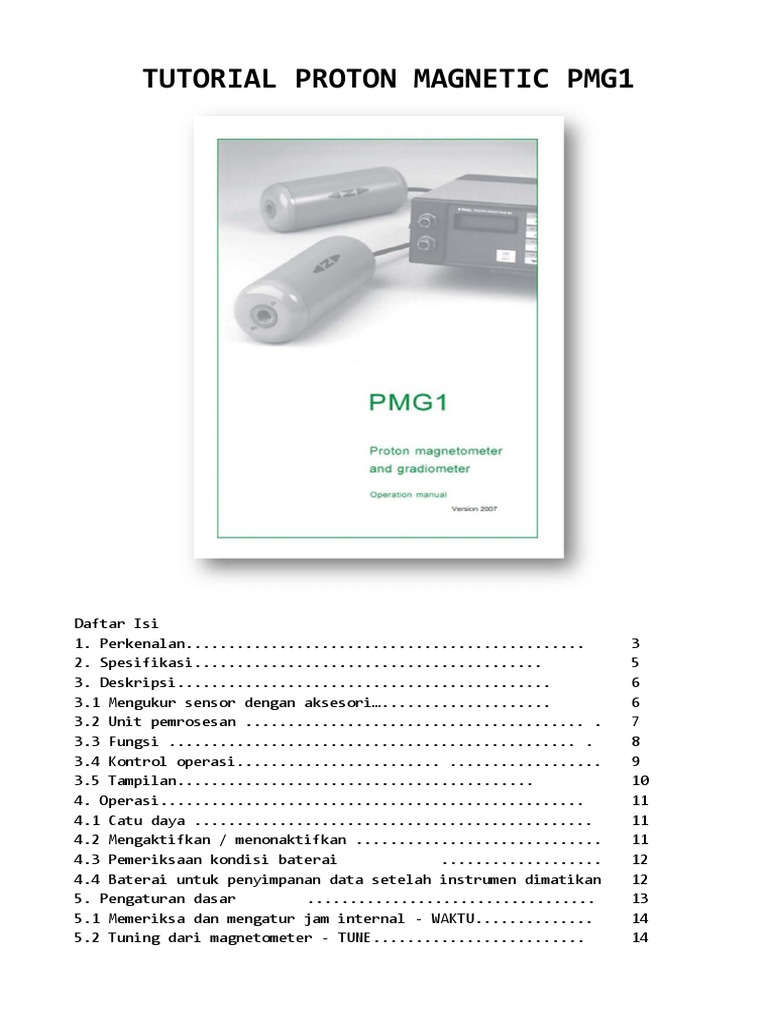 Tutorial Proton Mag PMG1 Gradient | PDF