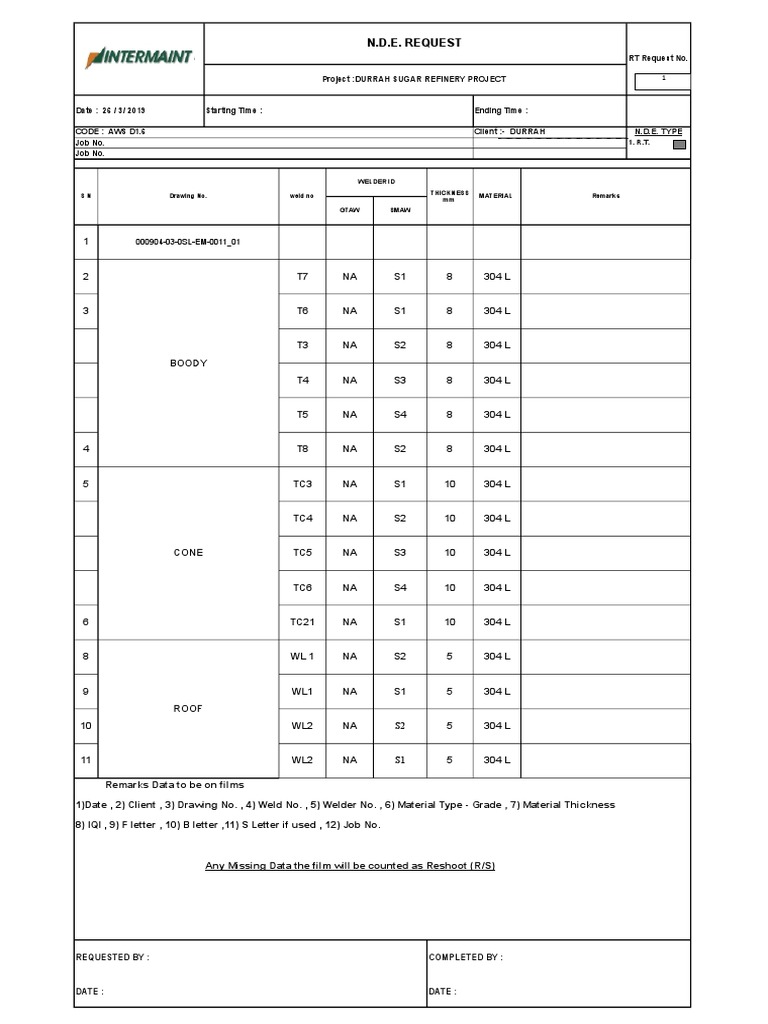 Rt Request 3 Pdf Electric Heating Welding
