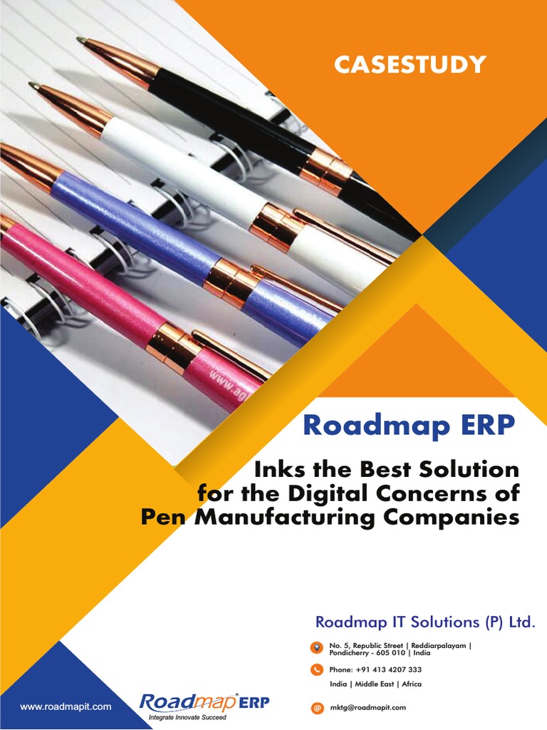 Pen Manufacturing - Casestudy | PDF | Enterprise Resource Planning ...
