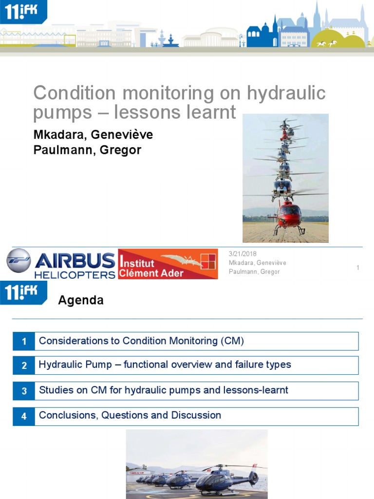 Hydraulic Pump Condition Monitoring Insights | PDF | Pump | Reliability ...