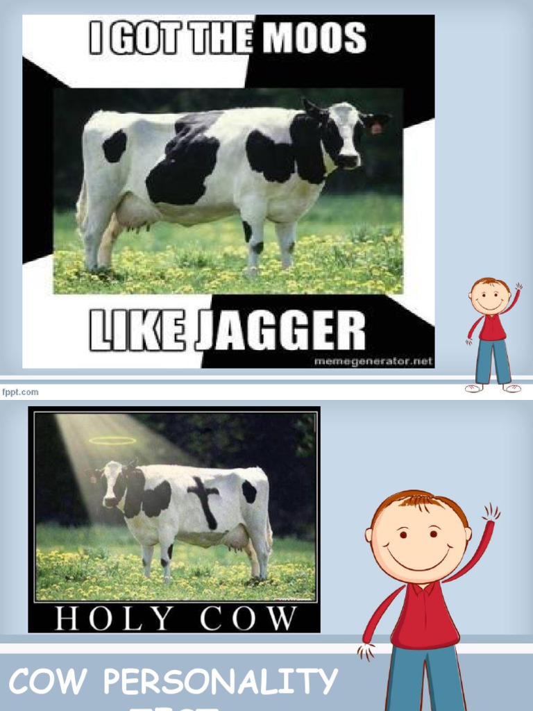 Cow Personality Test | PDF | Neuropsychology | Test (Assessment)