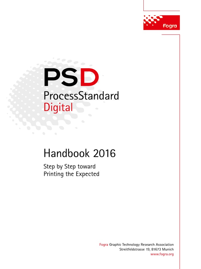 FOGRA PSD Process Standard Digital | PDF | Printer (Computing) | Printing