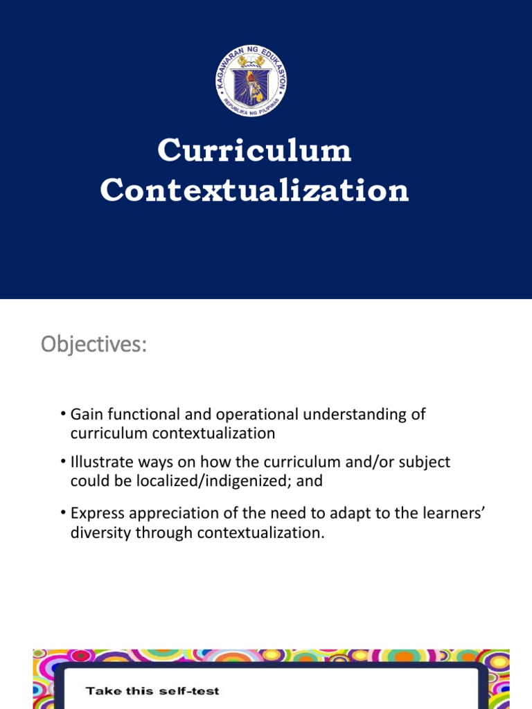 Contextualization Janet 171204023048 | PDF | Curriculum ...