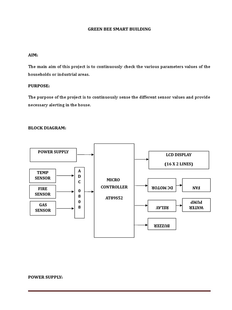 Green Bee Smart Building System | PDF | Building Automation | Power Supply