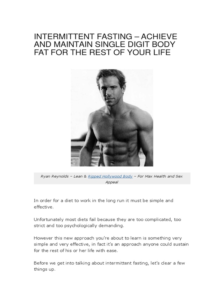 Intermittent Fasting | PDF | Eating | Dieting