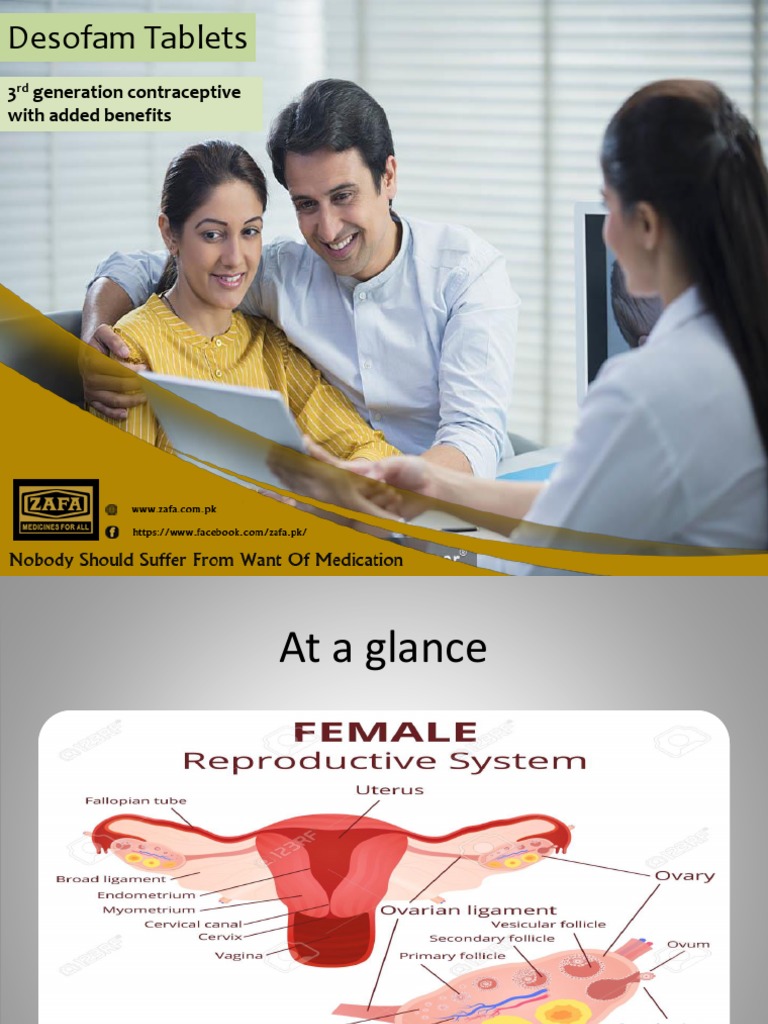 Desofam Tablets: 3 Generation Contraceptive With Added Benefits | PDF ...