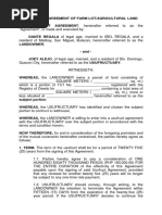 Lease Deed Format | PDF | Lease | Property Law