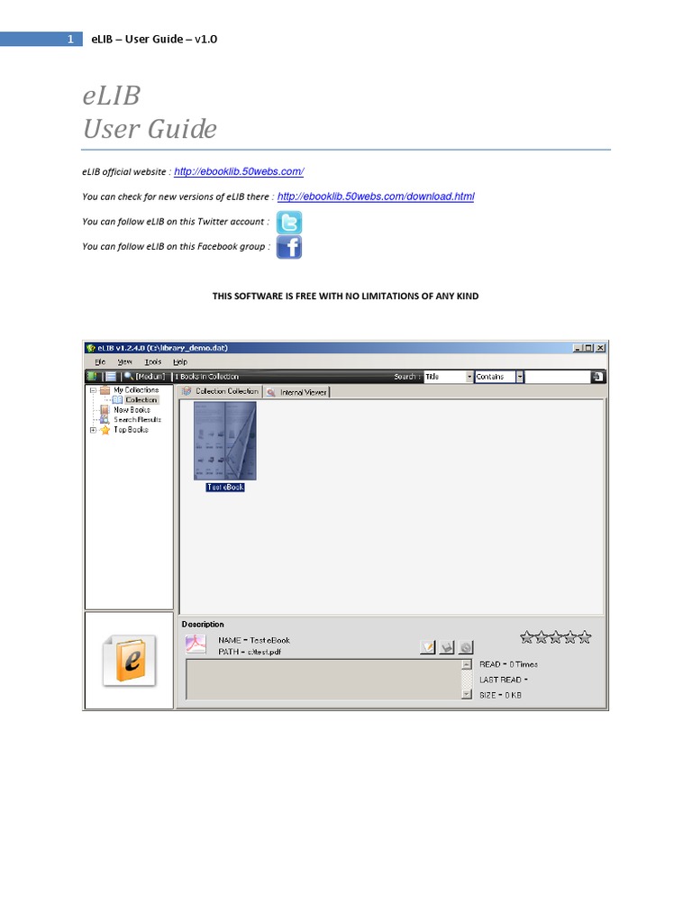 ELIB User Guide | PDF | Computer File | Filename