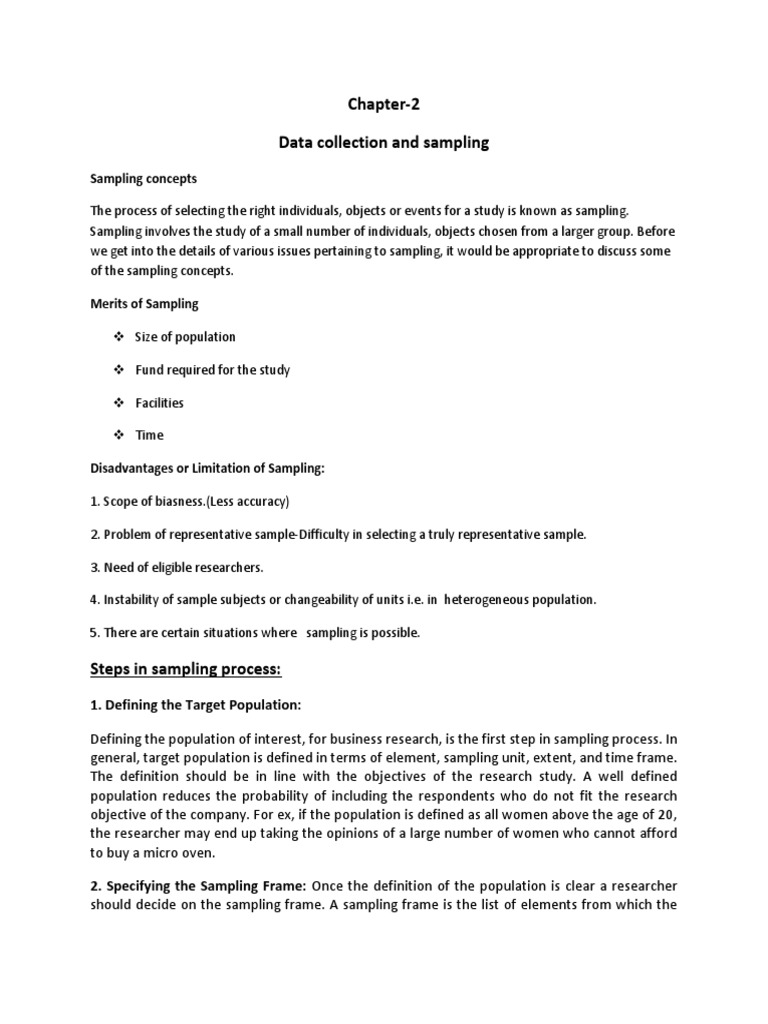 BRM Unit-2 | PDF | Level Of Measurement | Sampling (Statistics)