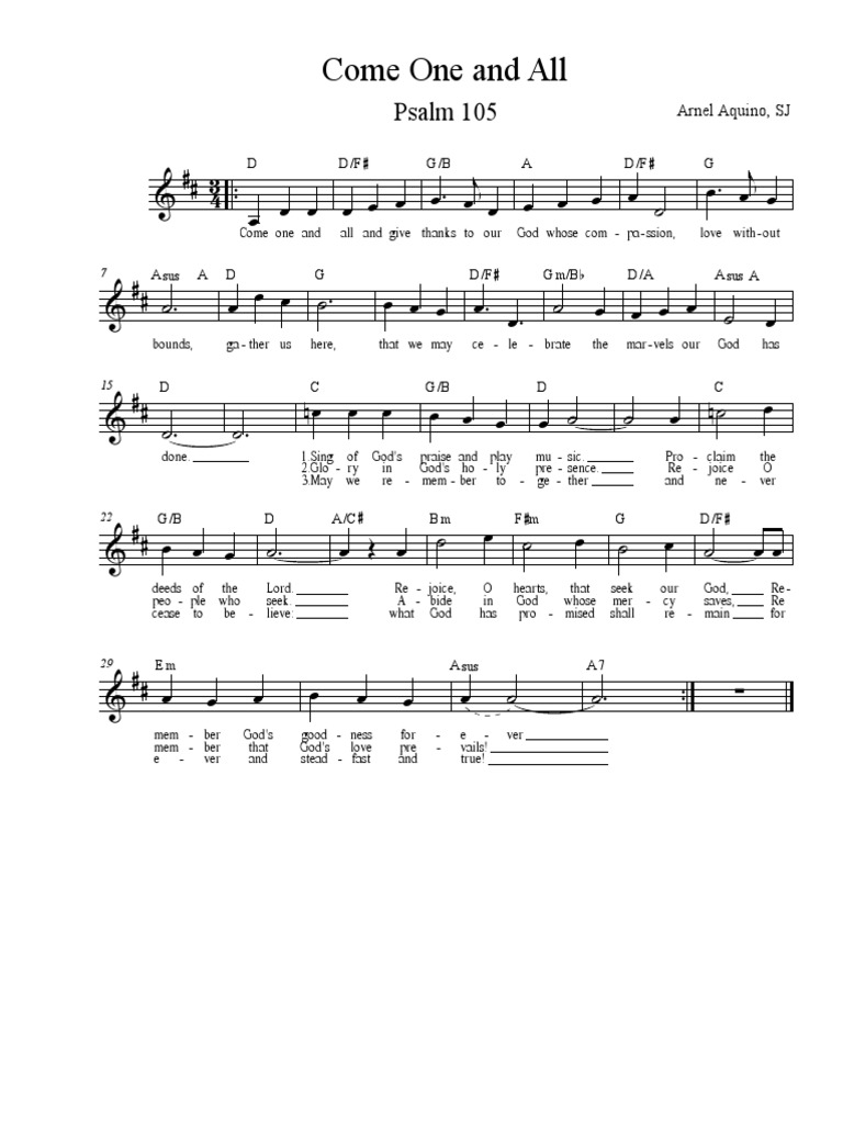 Come One and All | PDF