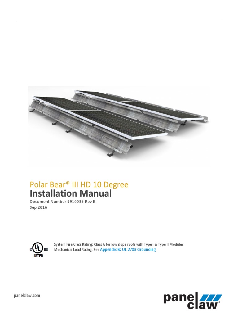 10° Installation Manual | PDF | Screw | Nut (Hardware)