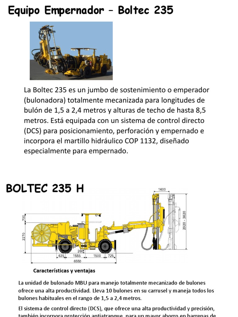 Atlas Copco Boltec | PDF | Vehículos