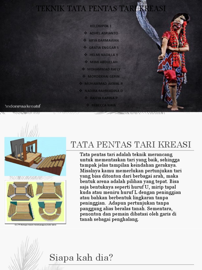 Teknik Tata Pentas Tari Kreasi | PDF