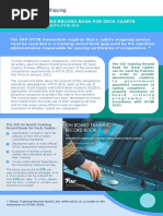 On Board Training Record Book For Engine Cadets PDF | PDF | Business