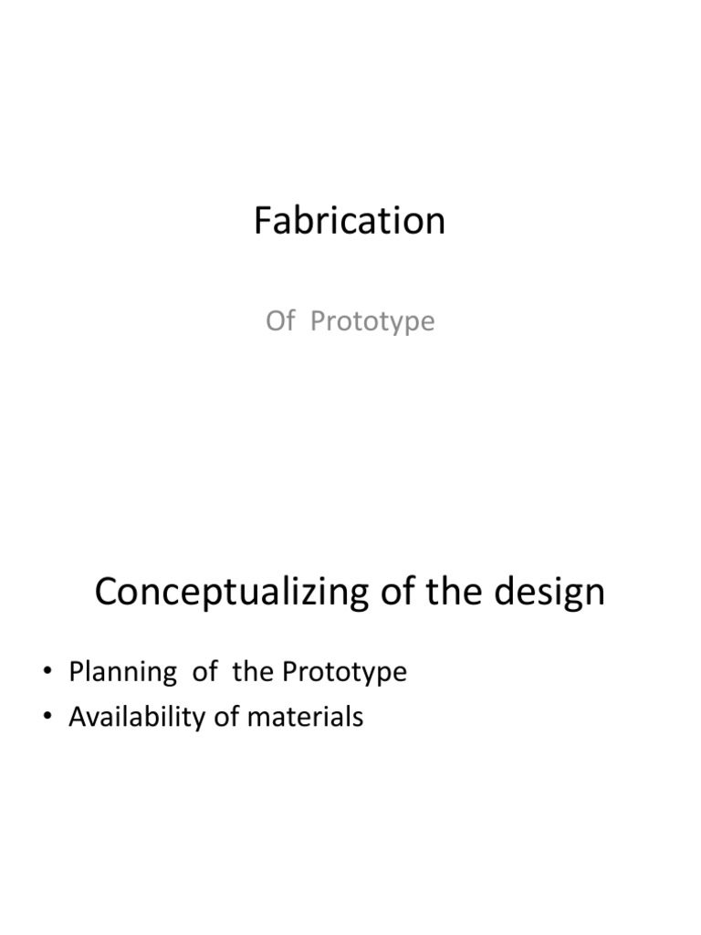 Prototype Fabrication and Testing Guide | PDF | Computers | Technology ...