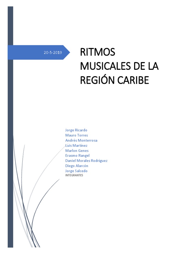 Ritmos Musicales de La Región Caribe | PDF | Musica Sudamericana ...