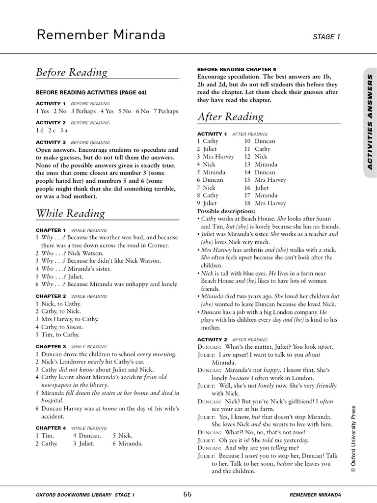 Remember Miranda | PDF