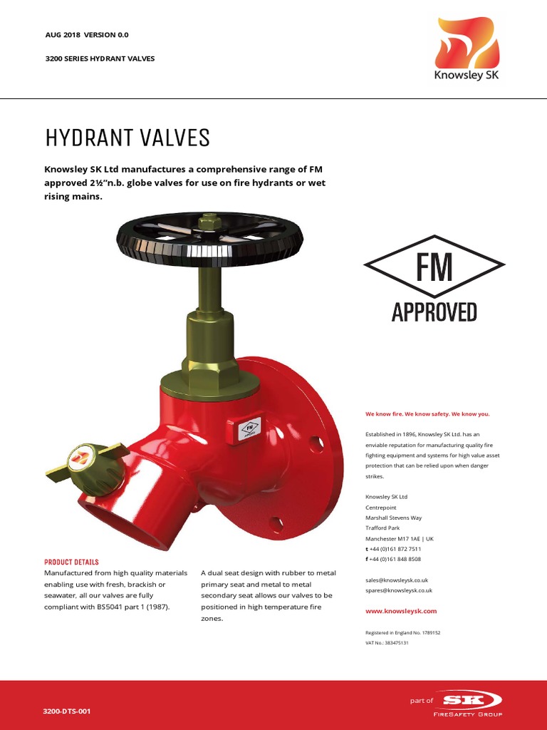 Hydrant Valves | PDF | Valve | Gas Technologies