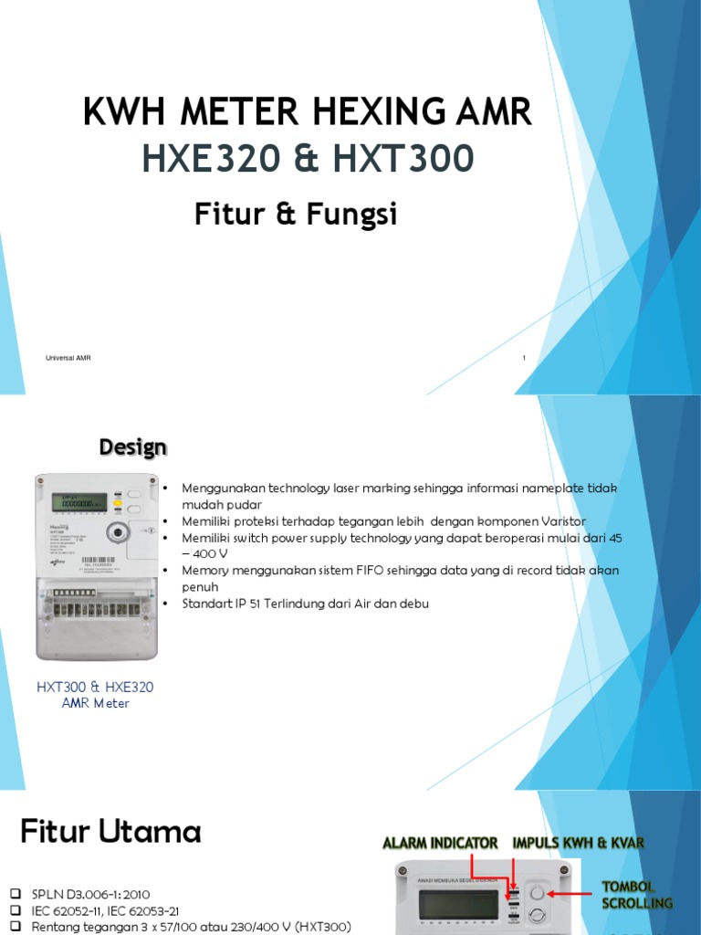 Meter Hexing HXT 300 & HXE 320 | PDF | Sains & Matematika | Teknologi ...
