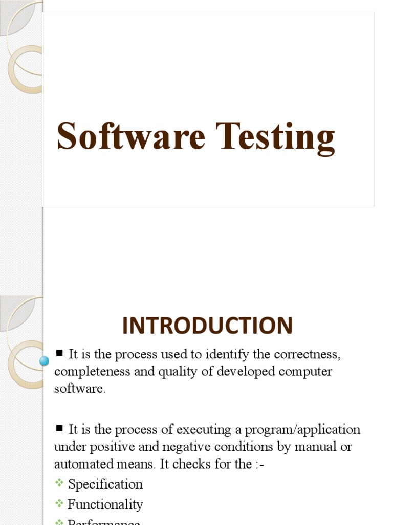 Software Testing | PDF | Software Testing | Unit Testing