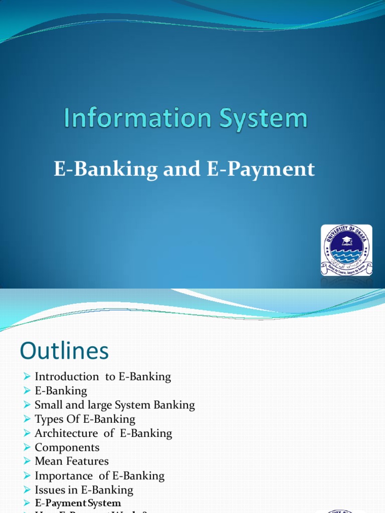 E-Banking & E-Payment Guide | PDF | Online Banking | Banks & Banking