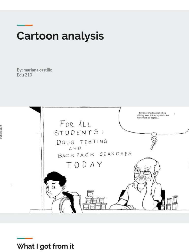 Cartoon Analysis: By: Mariana Castillo Edu 210 | PDF
