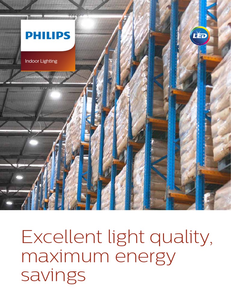 Philips GreenPerformance BY698P LED Highbay PDF | PDF | Lighting ...