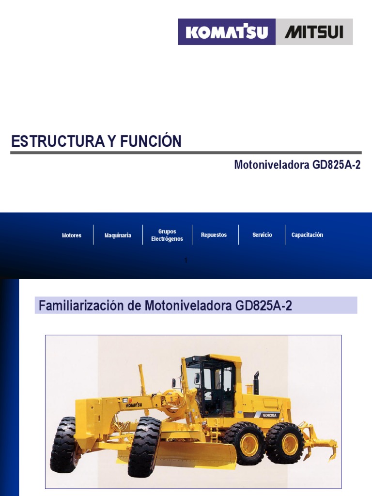 Familiarización GD825 | PDF | Turbocompresor | Engranaje