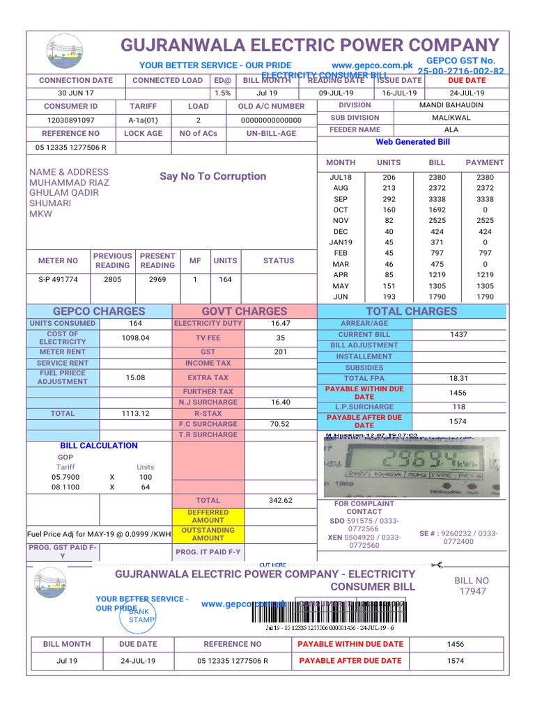 Duplicate Utility Bills | PDF | Fee | Public Finance