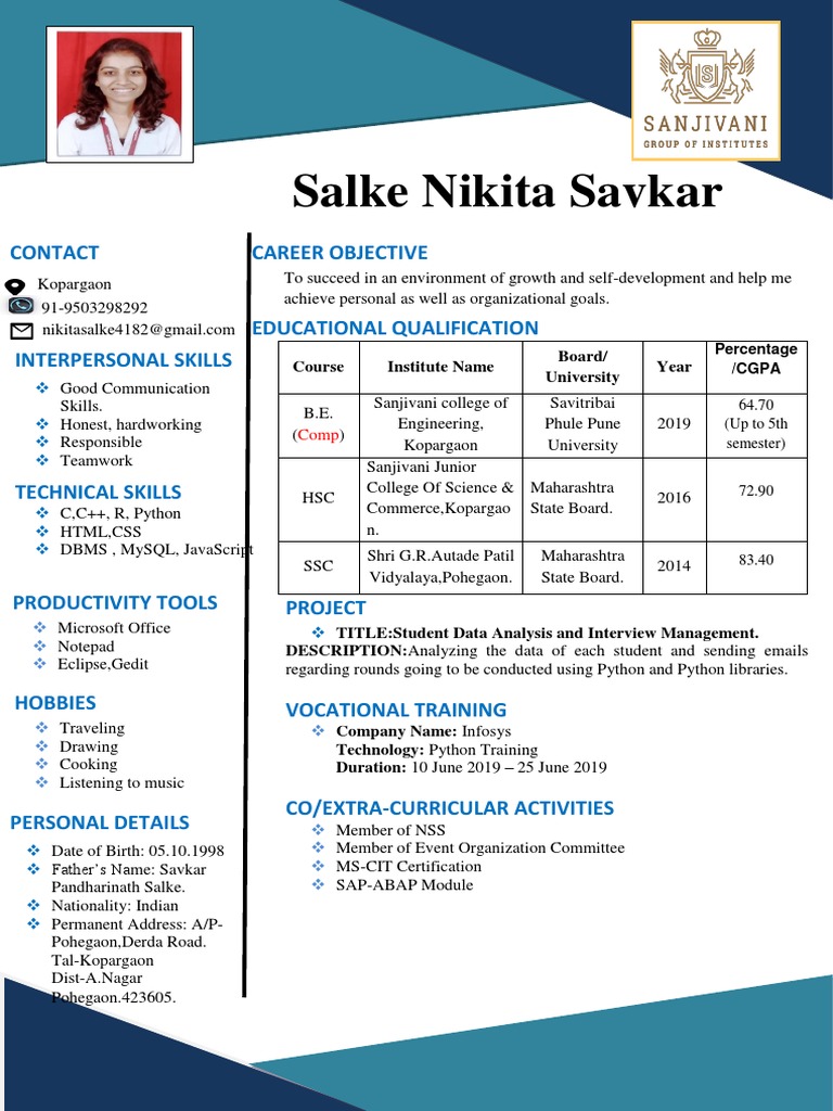 CV Nikita | PDF
